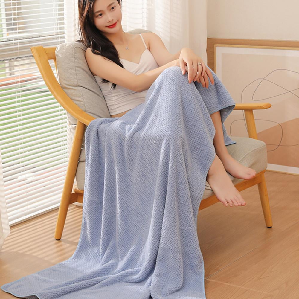 Click here for Feltree Pineapple Lattice Fleece Bath Towel  Thick... prices