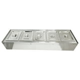 5 Pan Electric Food Soup Warmer Commercial Buffet Food Warmer ...