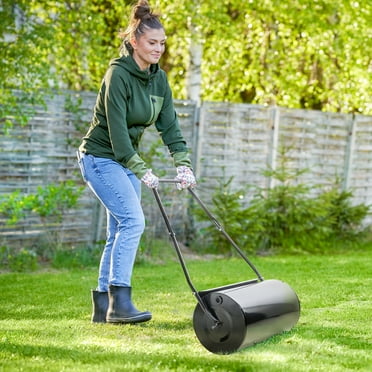 Lawn Roller 17 Gallon/63L Push/Pull Yard Sod Roller with U Shaped ...