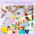 50 Pack Poster Board, 11in x 14in White Poster Boards, Posterboard ...