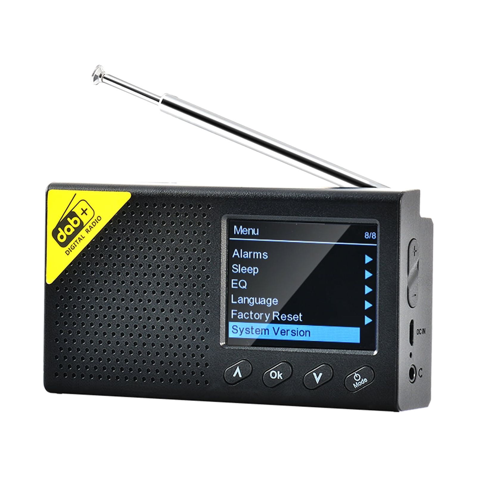 Radio digital DAB y FM con Bluetooth, radio digital portátil | Walmart ...