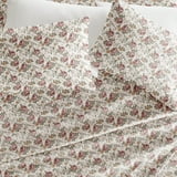 Noble Linens 4 Piece Pattern Microfiber Bed Sheets Set, Blooming Floral ...