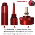 Extended Run Gas Cap Oil Funnel Magnetic Dipstick for Honda EU2200i ...