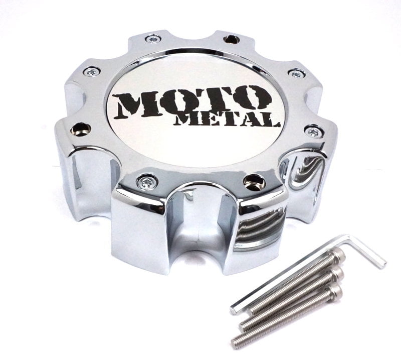 Moto Metal Chrome Wheel Center Hub Cap 8 Lug 8x165 8x170 8x180 for ...