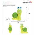 Puzzled Yellow Snail Super-Soft Stuffed Plush Cuddly Animal Toy ...