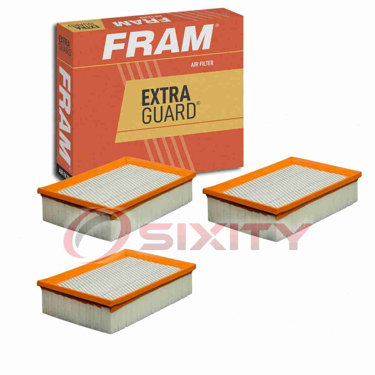 3 pc FRAM CA11501 Extra Guard Air Filters for 70822N 8N-4901 A1187C ...