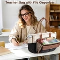 LOVEVOOK Teacher Tote Bag for Women, Laptop Bag Briefcase with ...