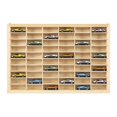 60 Grids Wooden Display Case 1/64 Hot Wheels Diecast Car Matchbox ...