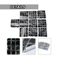 100 Pcs Glitter Mosaic Self Adhesive Tiles Wall Stickers Kitchen Walls ...