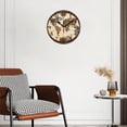 10 Inch Wall Clock Battery Operated Square Clock for Office, Kitchen ...