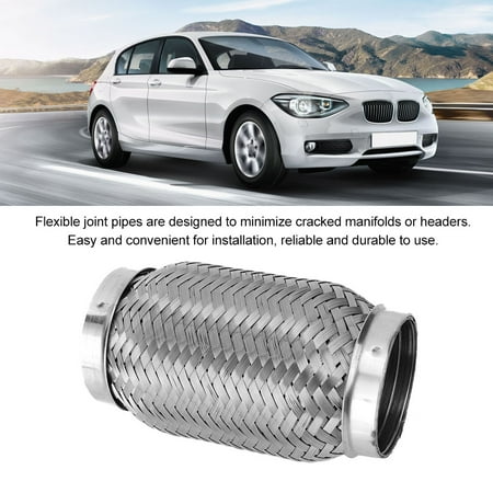 Flexible Pipe,2.5in X 6in Stainless Steel Exhaust Tip Flexible Exhaust ...