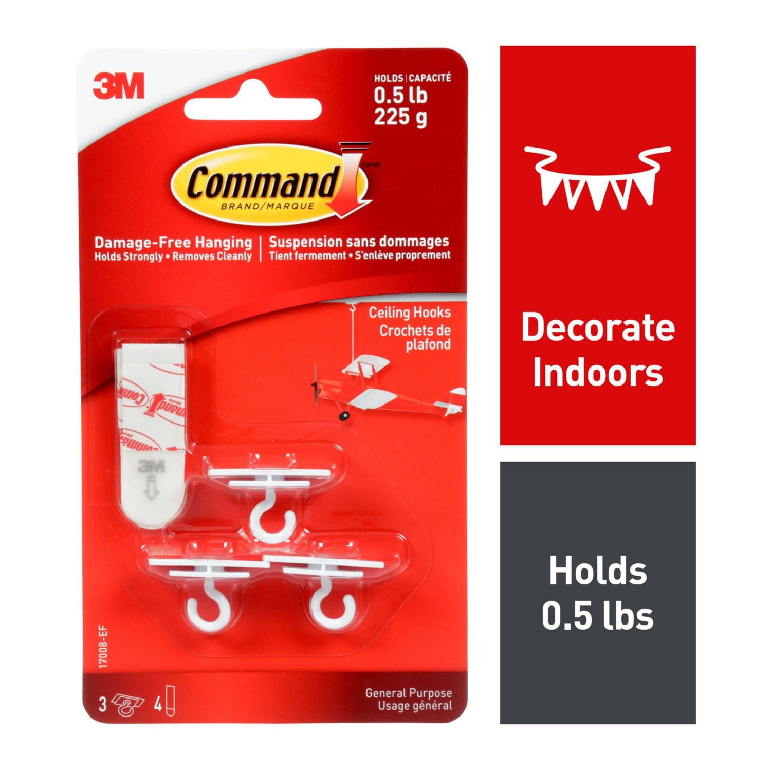Click here for Command Ceiling Hooks 17008-Ef  Small S prices