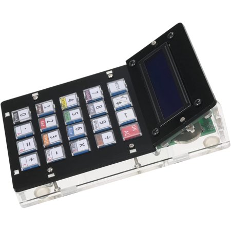 Electronic Calculator,DIY Calculator Counter Kit with Acrylic Case LCD ...