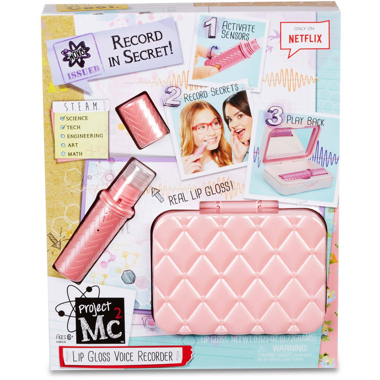Project Mc2 Lip Gloss Voice Recorder - Walmart.com