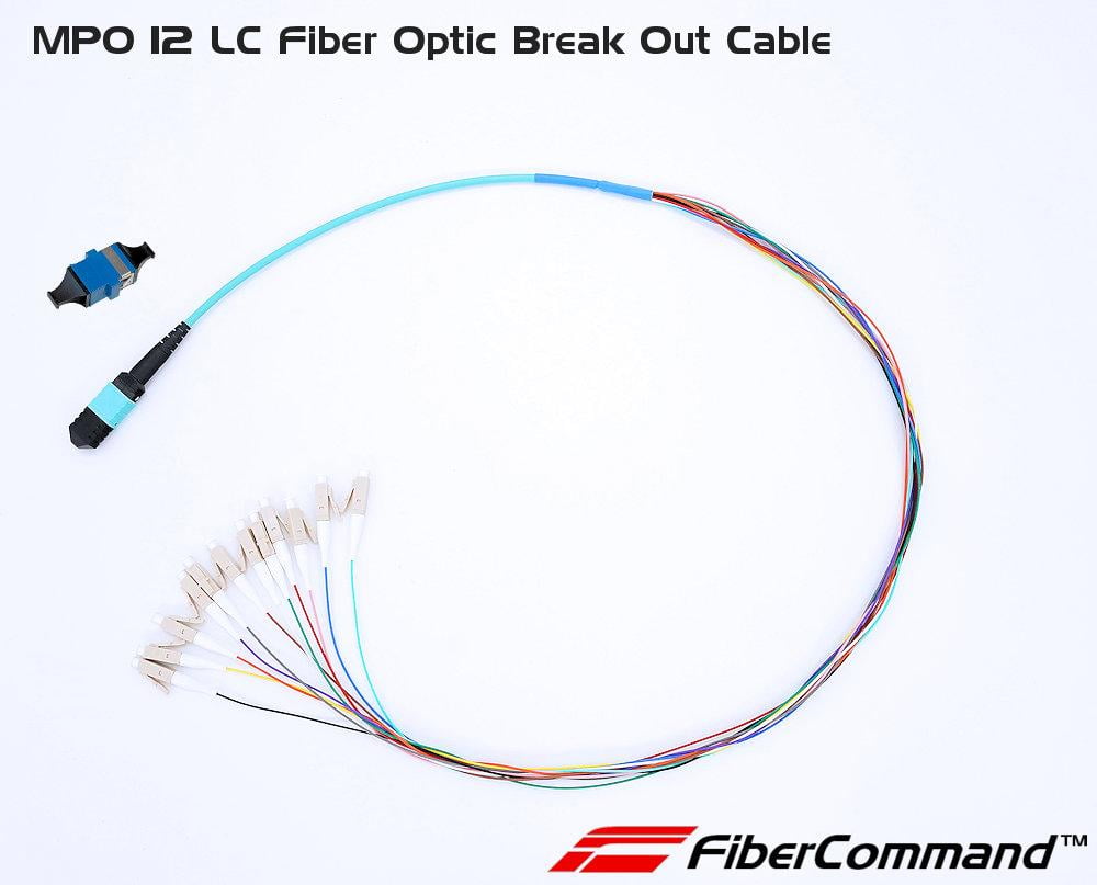 MPO-12LC Break Out PigTail Fiber Optic Adapter - Walmart.com