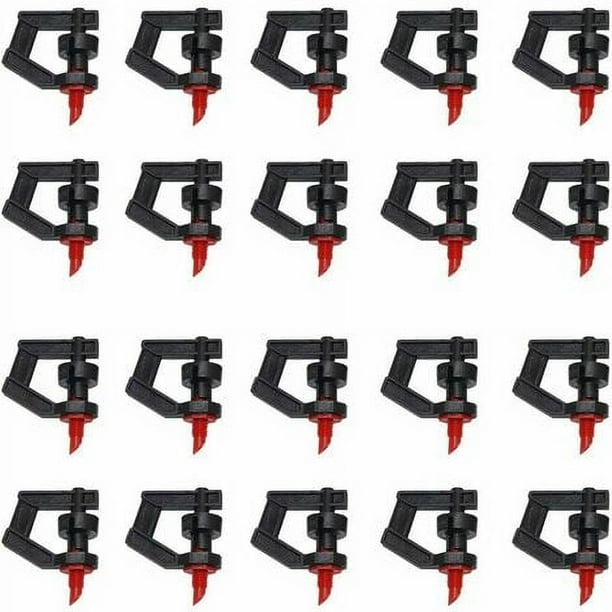 20 aspersores giratorios de 360 grados para riego de jardines, aspersores de césped, aspersores ...
