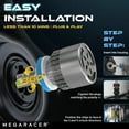 Mega Racer Combo 2 Sided H11 9005 HB3 LED Headlight Bulb (4 PACK ...