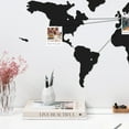 Navaris Cork Board World Map - Self-Adhesive Corkboard Continents for ...