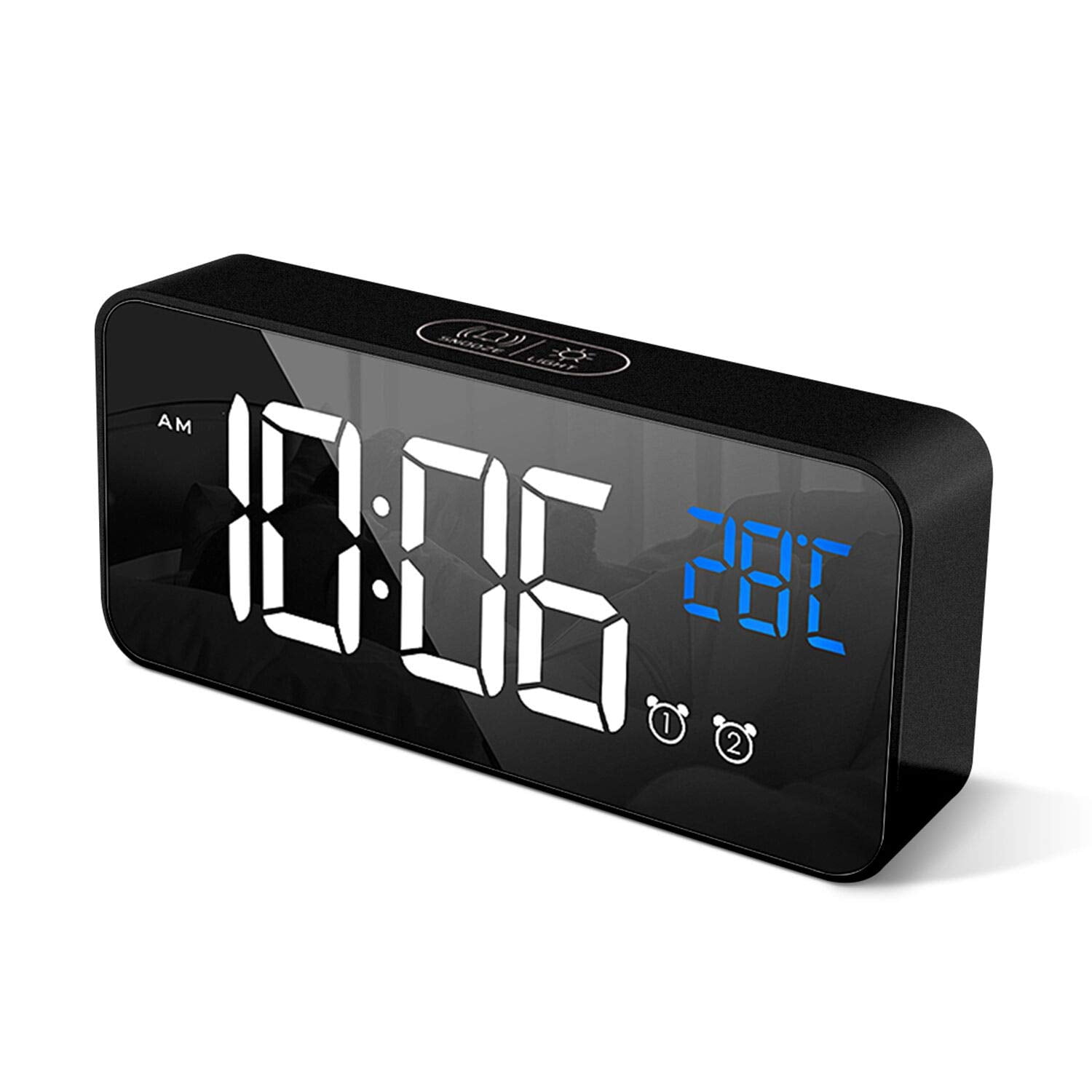 Click here for Mfg2020 Digital Alarm Clock With Large Led Tempera... prices