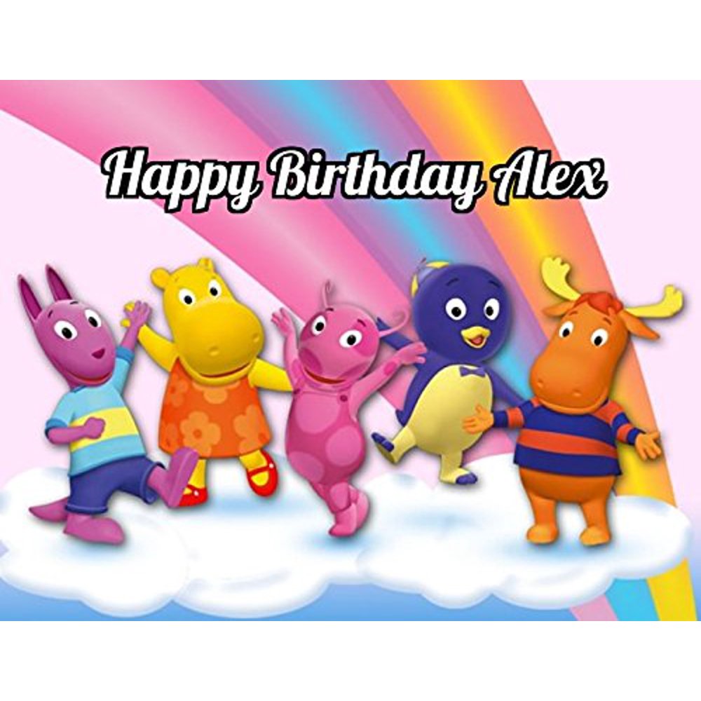 Backyardigans Edible Image Photo Cake Topper Sheet Personalized Custom ...