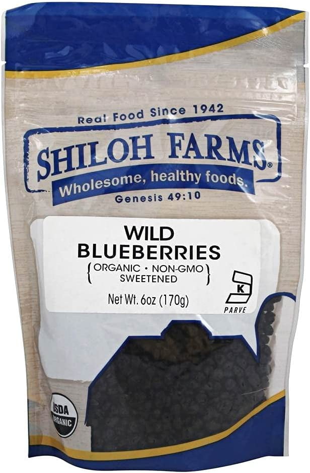 Shiloh Farms Organic Wild Blueberries -- 6 oz Pack of 3 - Walmart.com