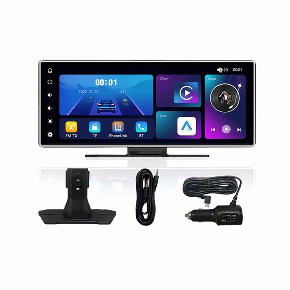 Adas Dash Cam 4K DVR 10.26" IPS with touch Screen 2 cameras for Front ...