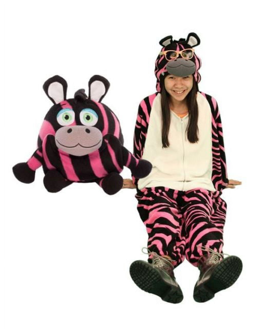 Janimals Wearable Stuffed Animals Zebra