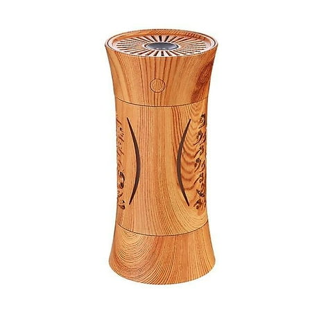Wood Grain Home Air Humidifier USB 3 In 1 Mini Humidificador With LED ...