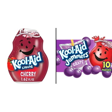 Kool-Aid Cherry Liquid Drink Mix 1.62 fl oz Bottle Hydrating Flavor ...