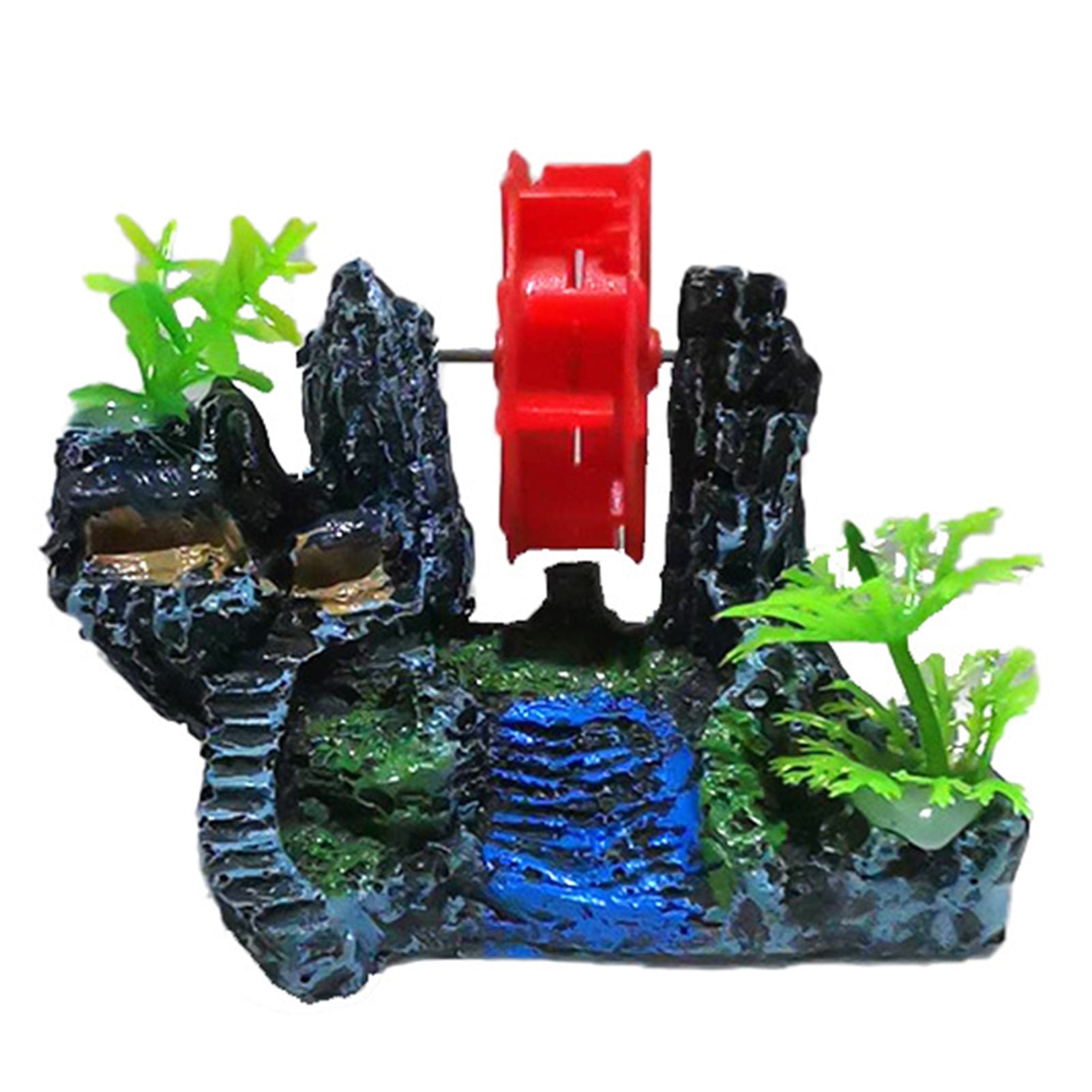 Visland Artificial Rockery Aquarium Ornament, Simulation Harmless Resin ...