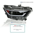 Spec-D Tuning Black Projector Headlights w/LED Bar and Startup ...