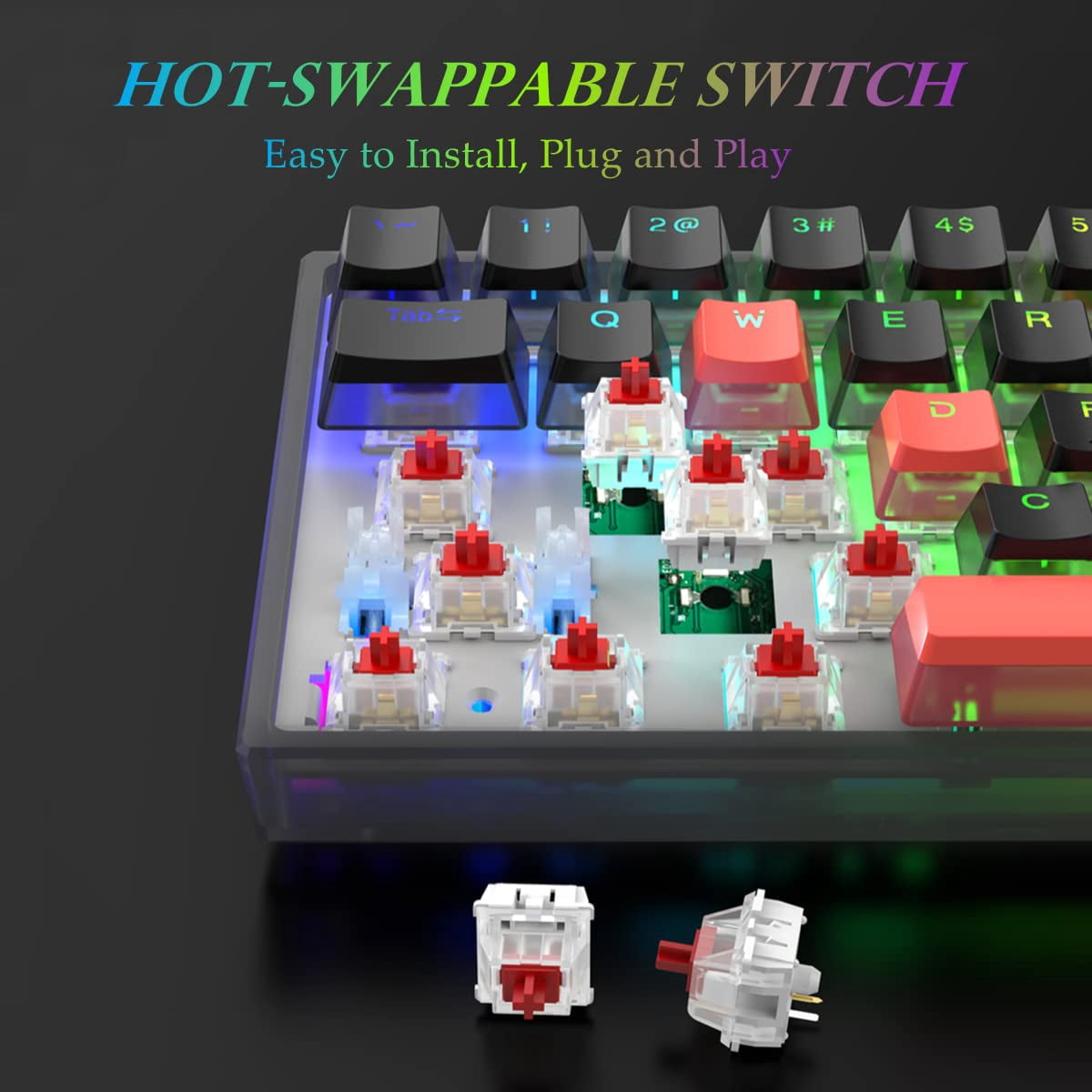 Womier WK61 60% Gaming Mechanical Keyboard - Australia | Ubuy