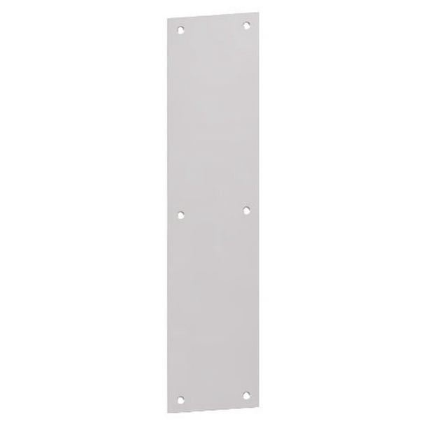 Hager 30S-4X16 4" X 16" Beveled Square Corner Push Plate .050" Thick ...