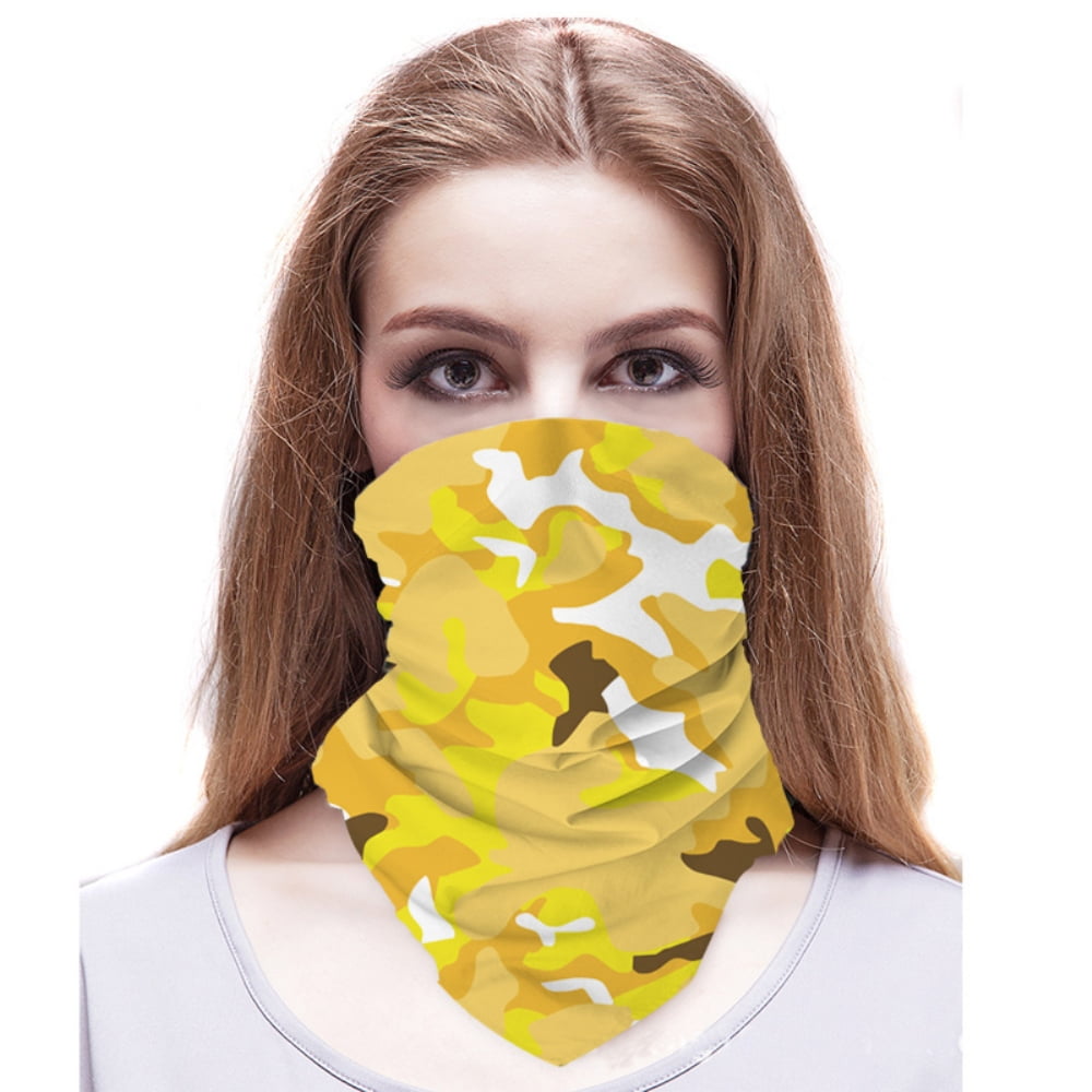 Multifunctional Headwear Face Mask Headband Neck Gaiter, Camo 7 ...