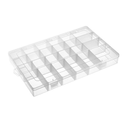Component Storage Box - PP Adjustable 24 Grids Electronic Component ...