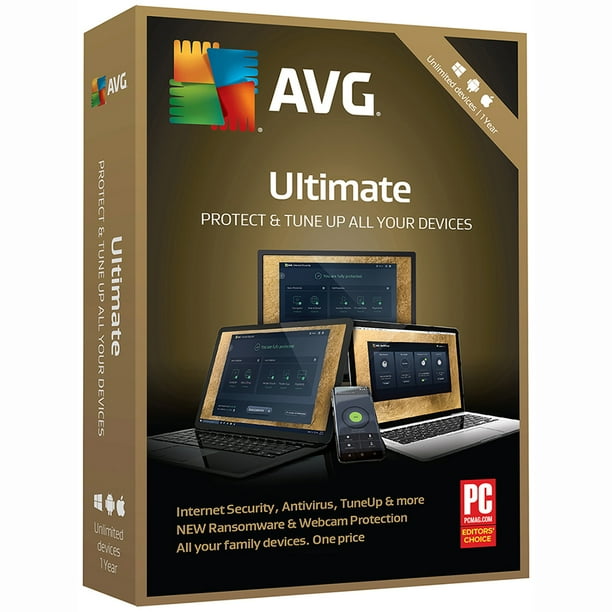 AVG Ultimate 2018, Unlimited, 1 Year - Walmart.com