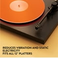 Big Fudge, Acrylic Turntable Mat, 12 inch, Pink for Better Grip ...