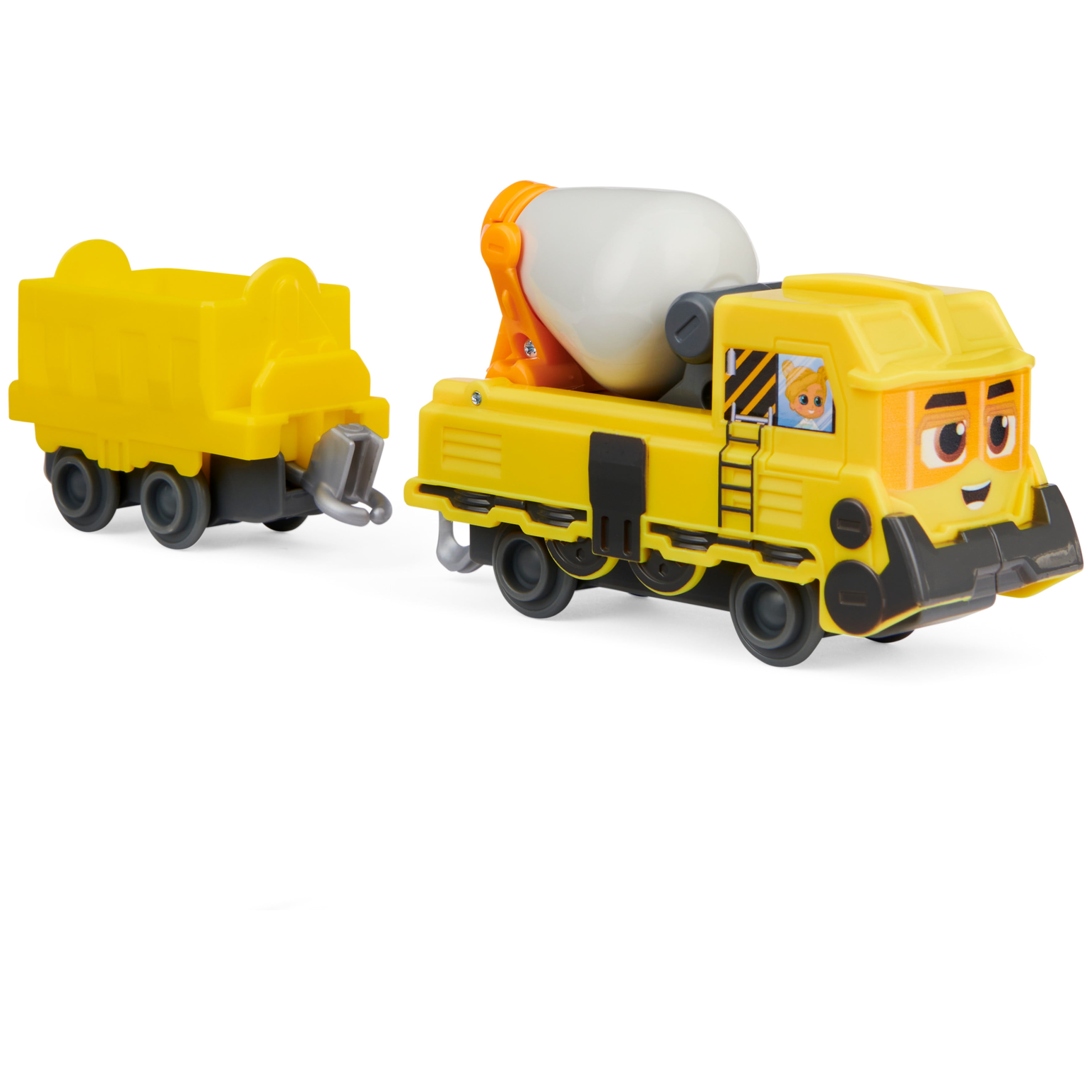 Mighty Express, Build-It Brock Push and Go Toy Train with Cargo Car ...