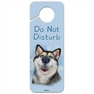 Do Not Disturb Service Dog in Room Plastic Door Knob Hanger Sign ...