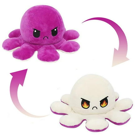Reversible Octopus Plush Toy, Cute Octopus Stuffed Animal Reversible ...