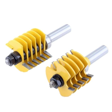 2pcs 1/2 Inch Shank Finger Joint Router Bit Tenon Woodwork Cutter ...