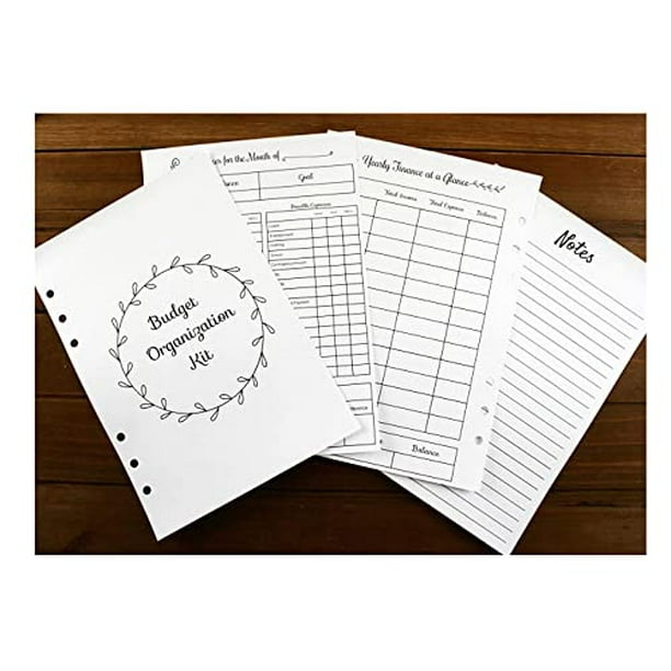 Budget Planner Extention Kit for A5 Planners - Walmart.com