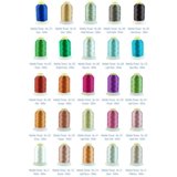 Metallic Embroidery Thread | No. L39 - Copper | 500 Meter Cones (550 ...