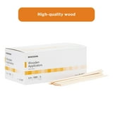 McKesson Wooden Applicator Sticks, Non-Sterile - Single Use, 6 in Long ...