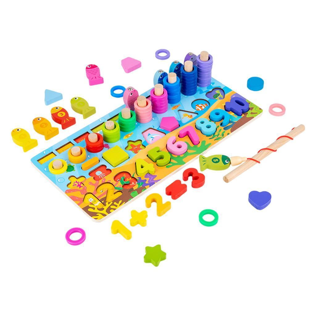 Click here for Milaget Wooden Number Puzzle Sorting Montessori To... prices