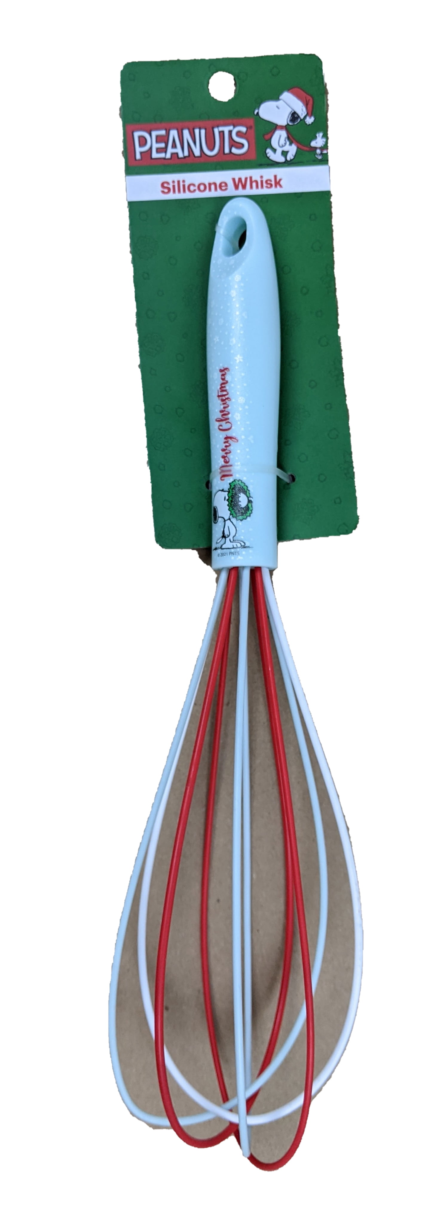 Peanuts Kitchen Whisk Christmas Xmas Snoopy Wreath Snowflakes - Walmart.com