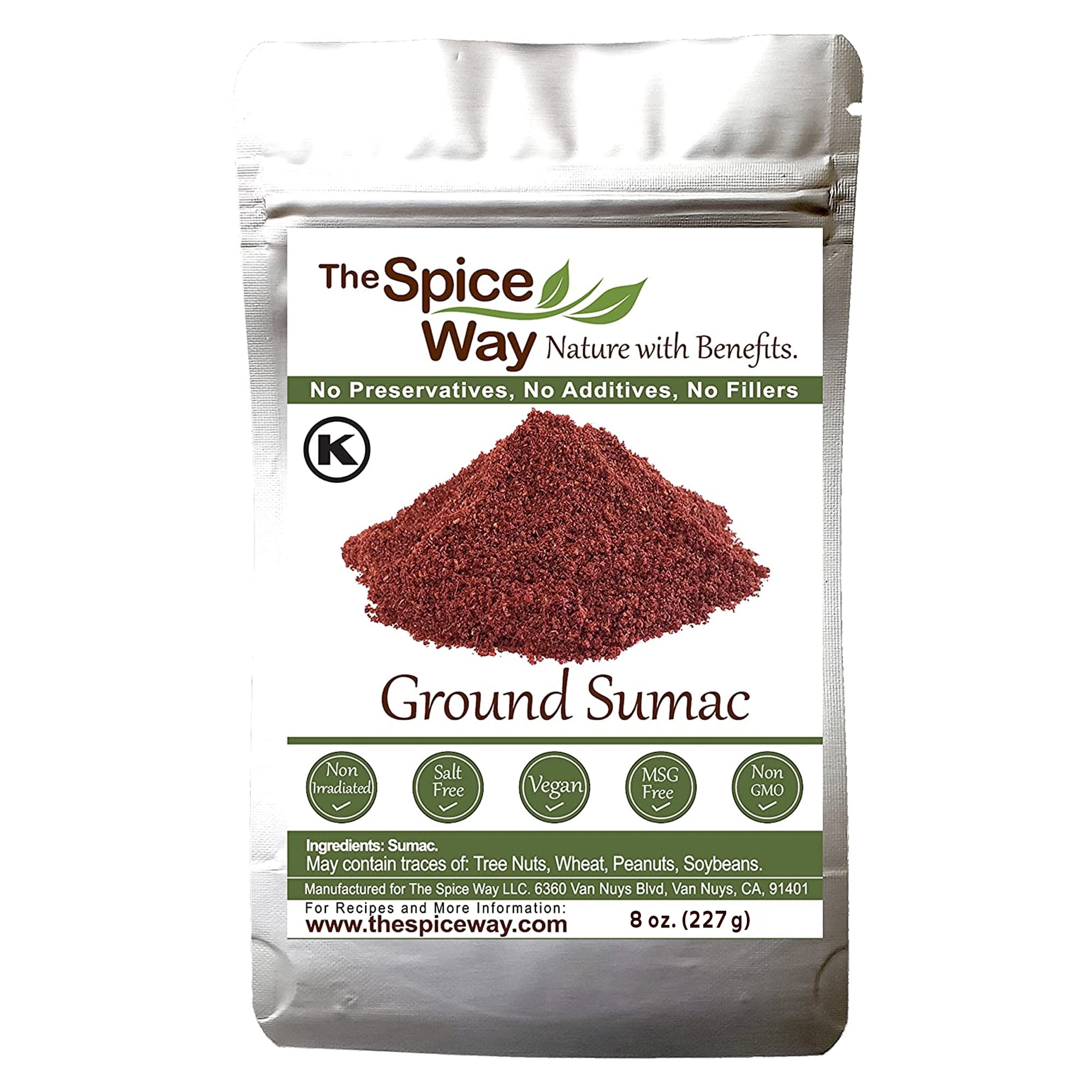 The Spice Way Ground Sumac - Middle Eastern and Turkish cuisine Spice ...