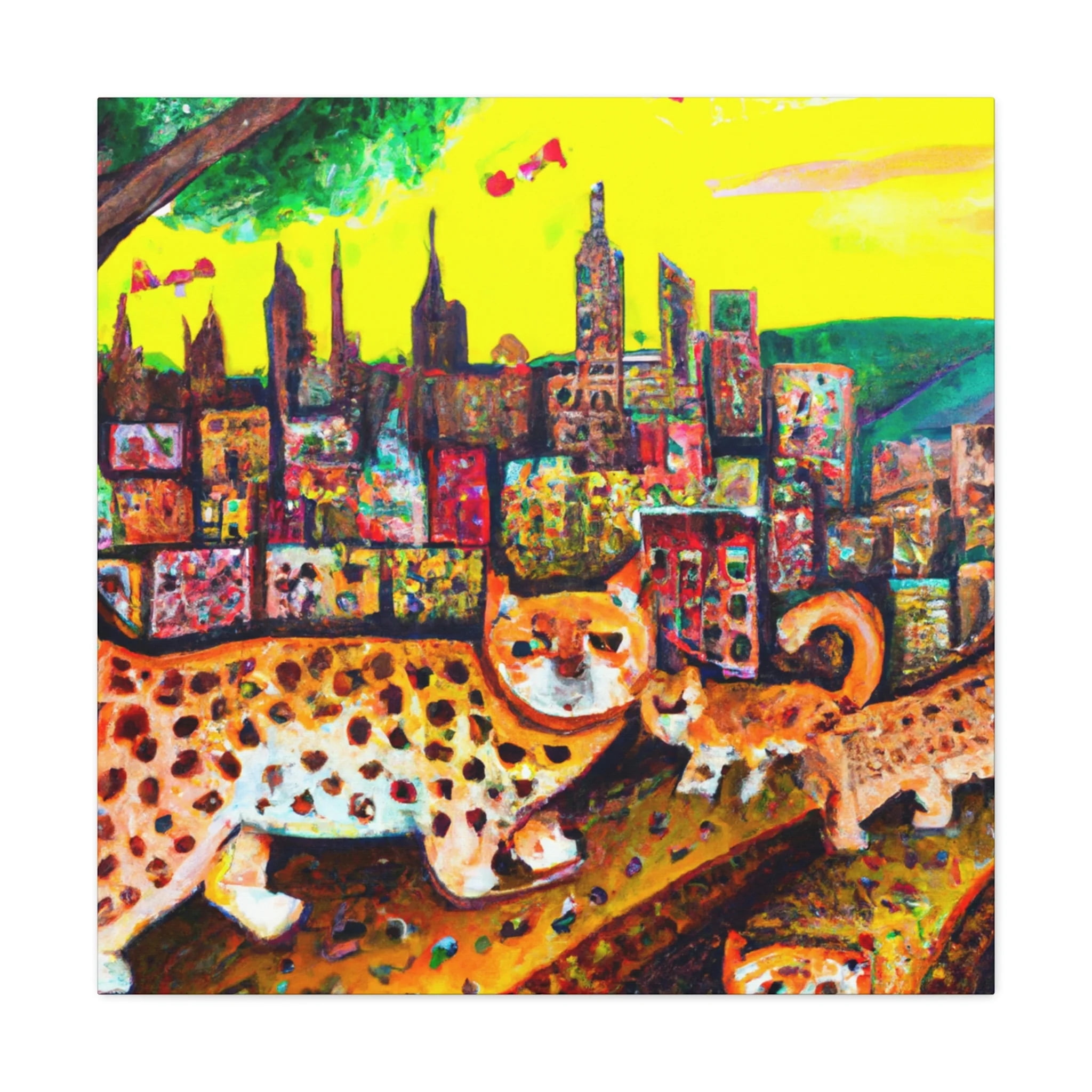Cheetah's Wild Majesty - Canvas - Walmart.com