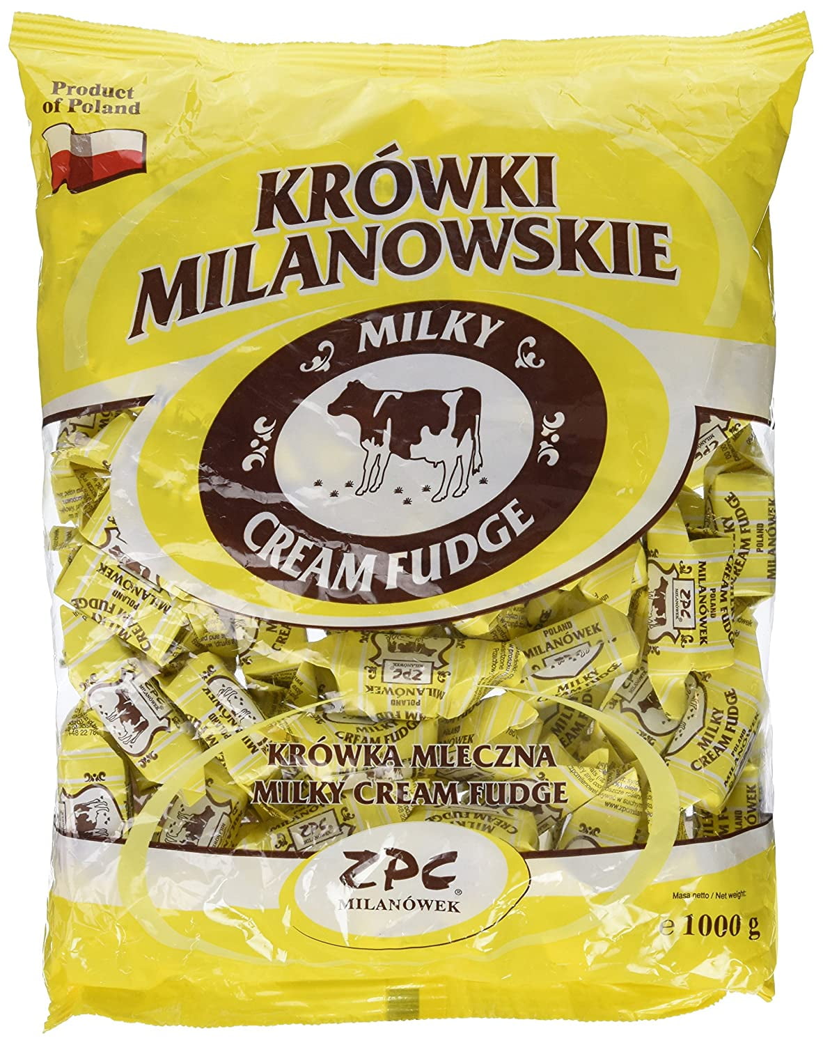 Krowki Milanowskie Milky Cream Fudge 1 kg - Walmart.com