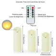 Amagic 8pcs Flameless LED Pillar Candles, Battery Operated with Timer ...